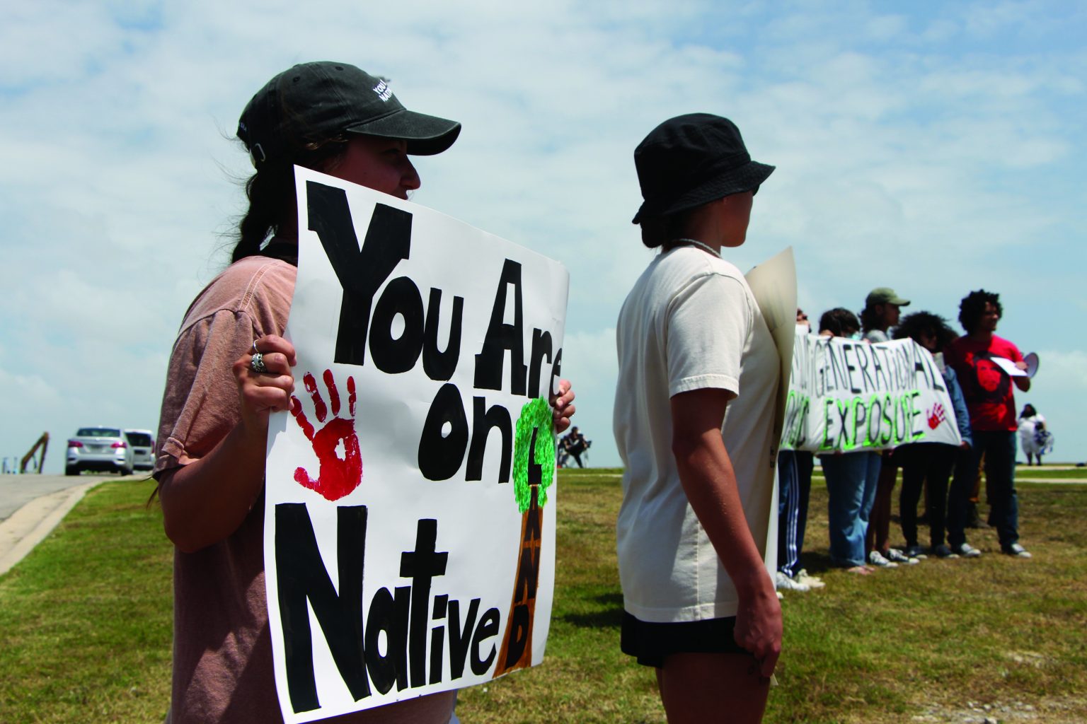 Indigenous peoples protest exports company – FOGHORN NEWS